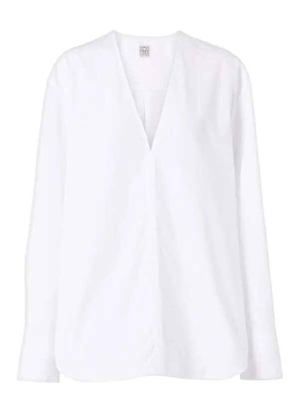 TOTÊME Cotton Poplin Shirt - White