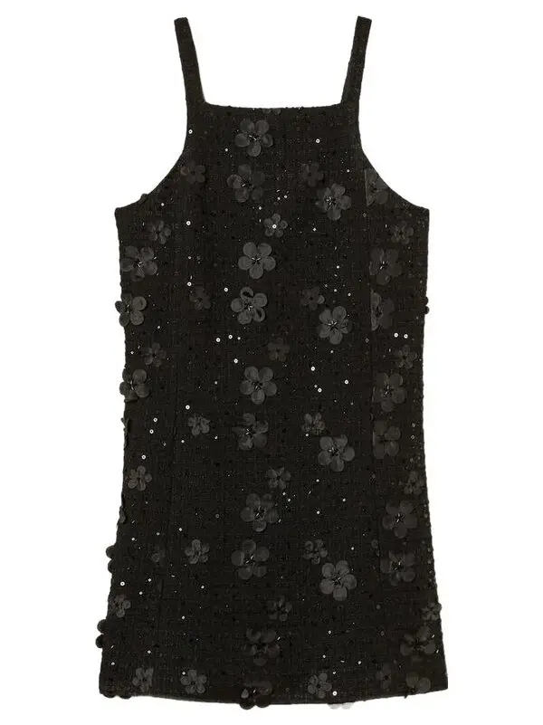 TWINSET Bouclé Dress - Black