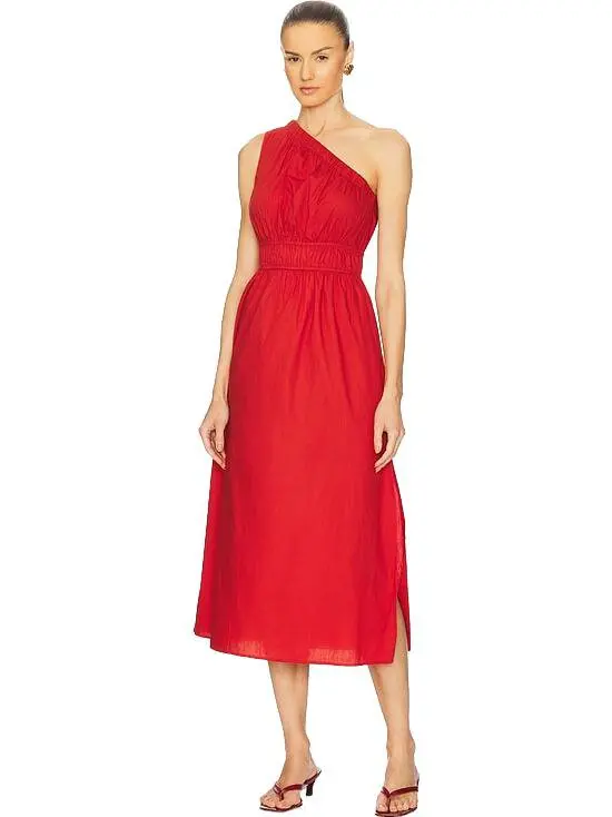 Rails Selani One-shoulder Dress - Terracotta