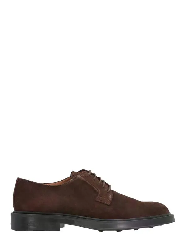 Bruno Magli Suede Derby Shoes - Brown