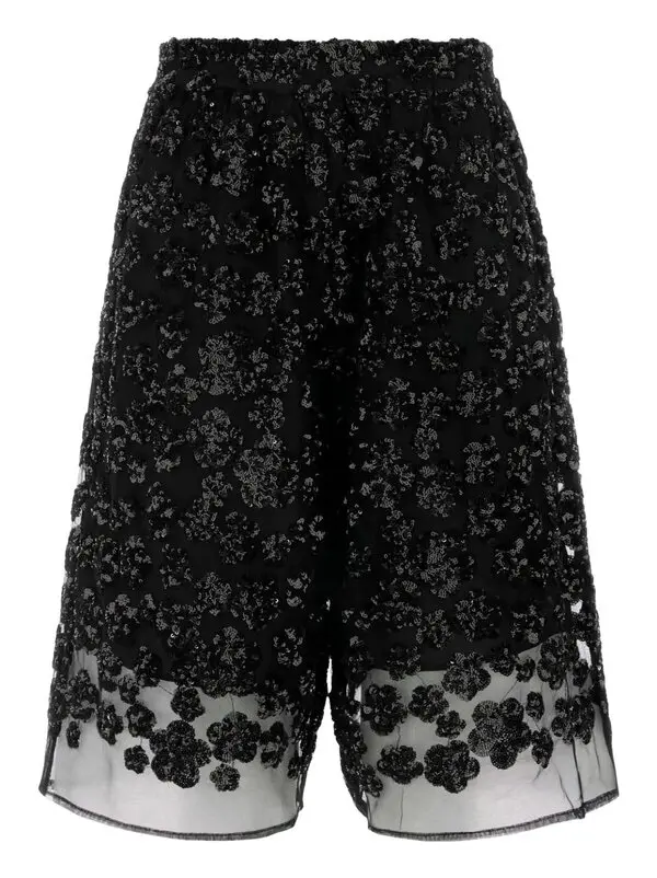 Cecilie Bahnsen Angelica Shorts - Black