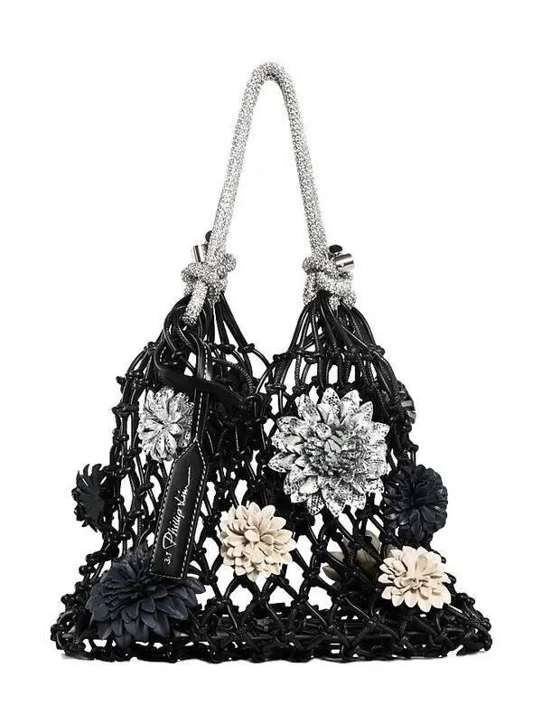 3.1 Phillip Lim Macrame Mini Sac - Black Multi