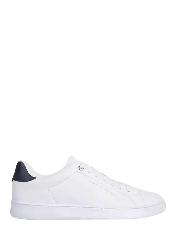 Tommy Hilfiger Leather Sneakers - White