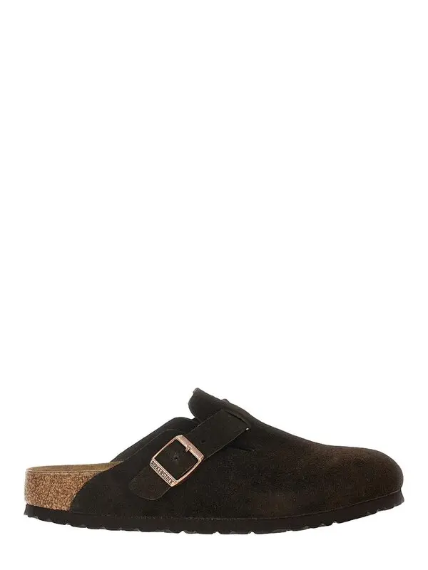 BIRKENSTOCK Boston Sabots - Brown
