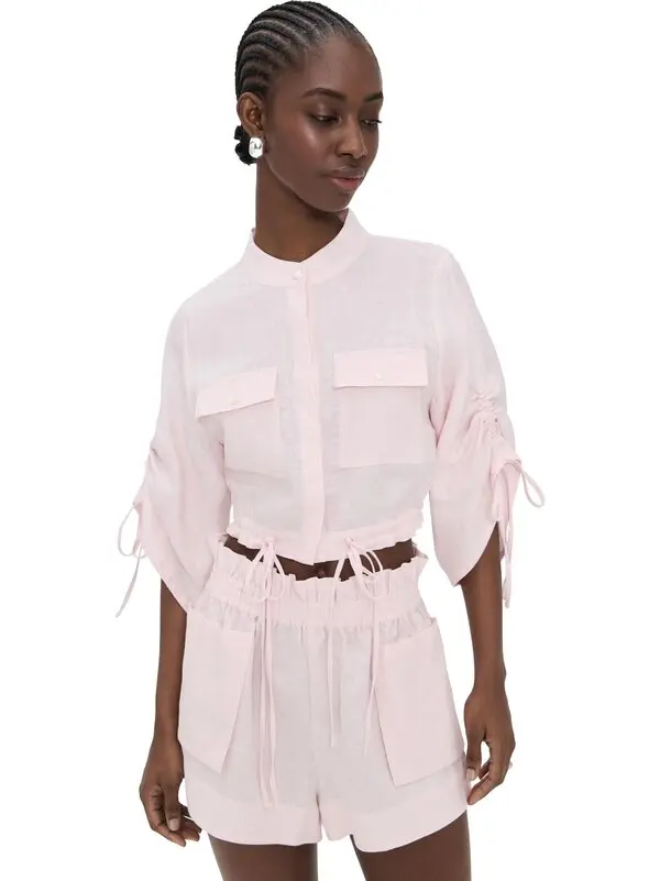 HEVRON Eva Top - Rose Quartz