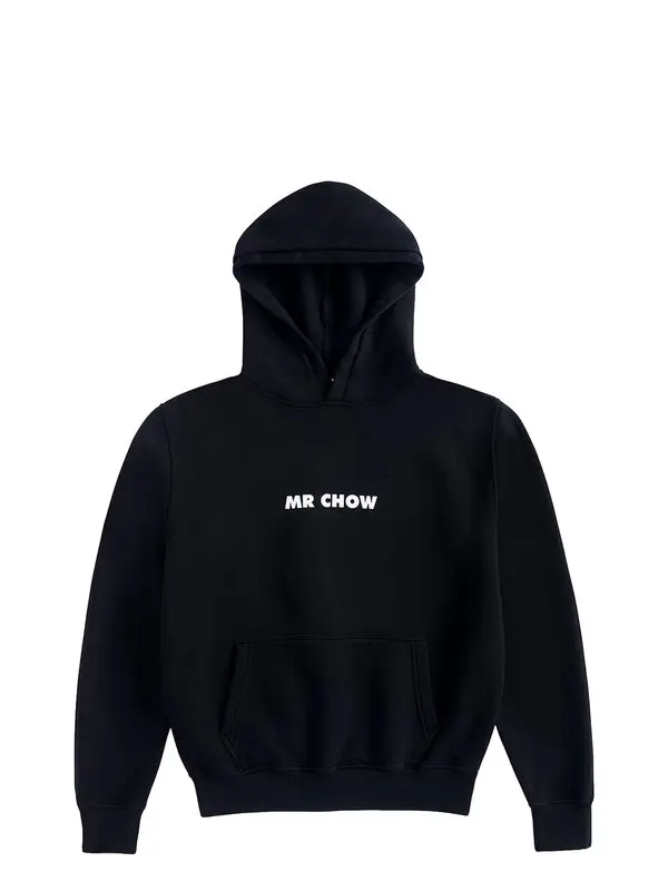 MR CHOW X Helmut Newton Relaxed Hoodie - Black