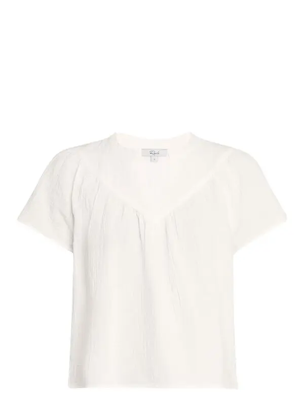 Rails Sayer Gauze Blouse - White