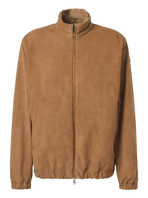 Moncler Turbat Reversible Suede Jacket - Brown