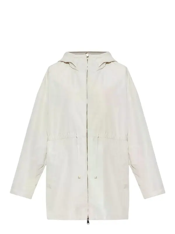 Moncler Wete Parka Coat - Neutrals