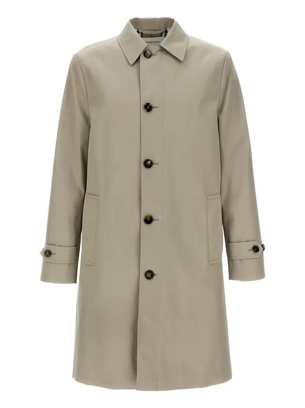 Burberry Medium Car Coat - Gray