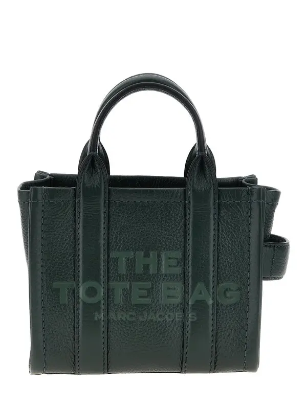 Marc Jacobs The Leather Crossbody Tote' Crossbody Bag - Green