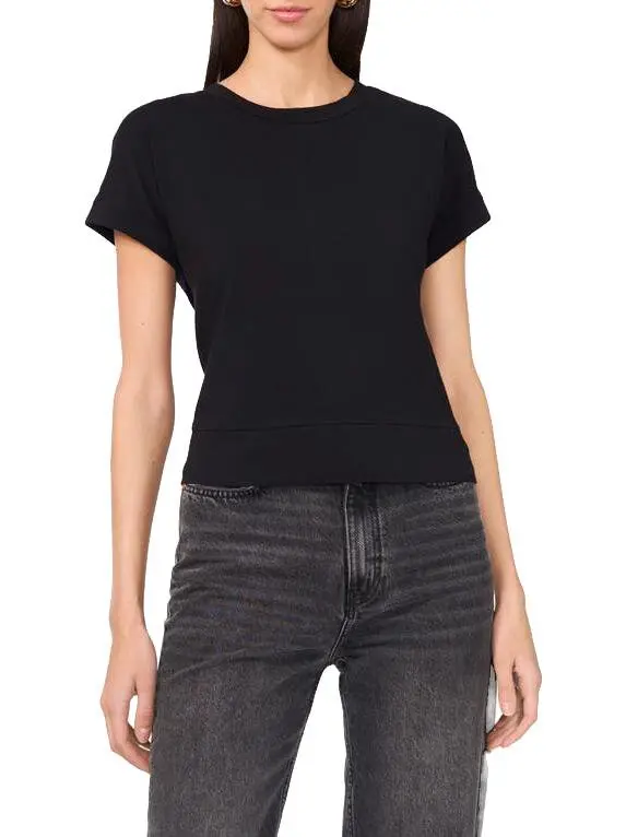 1.State Tie Back T-shirt - Rich Black