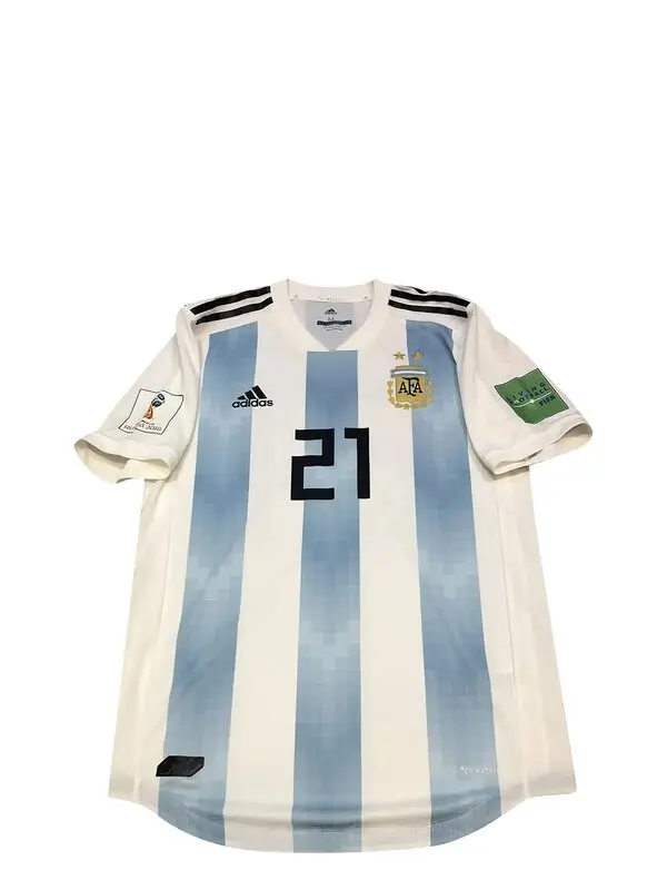 Adidas Argentine World Cup Dybala #21 Player Jersey - Multicolor