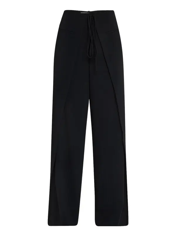 JASON WU Crepe Straight-leg Pants - Black