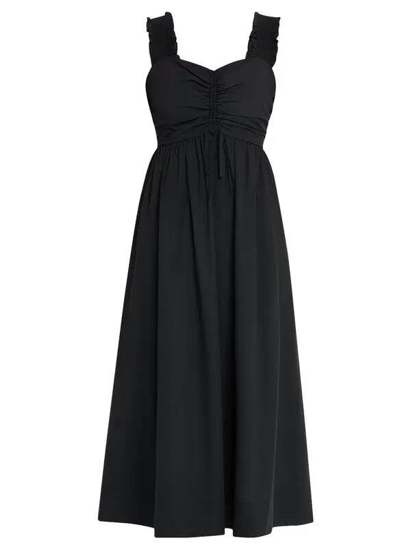 Rails Irisa Poplin Midi Dress - Black
