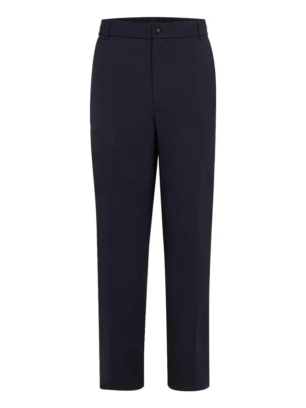 Moncler Tailored Gabardine Pants - Dark Blue