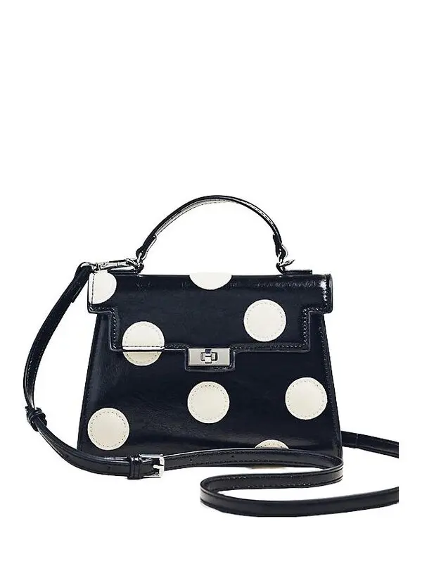 MELIE BIANCO Maisel Top-handle Bag - Black Pattern