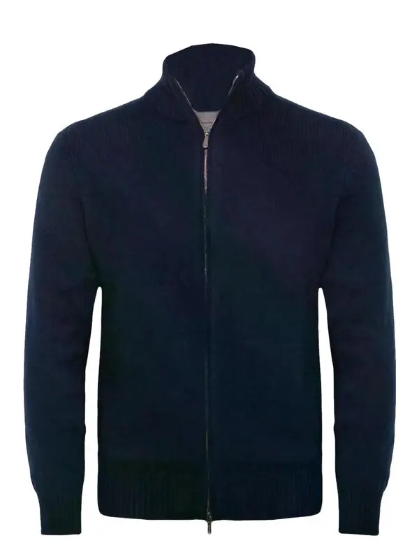DRUMOHR Cashmere Cardigan - Blue