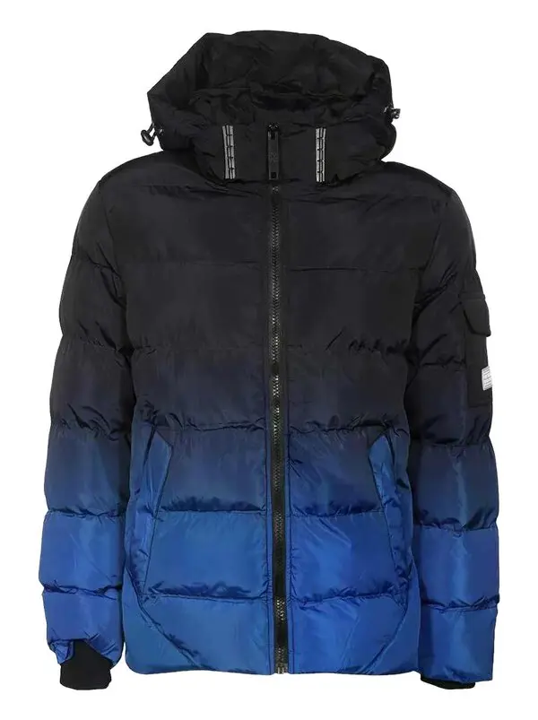 POINT ZERO Hooded Down Jacket - Blue