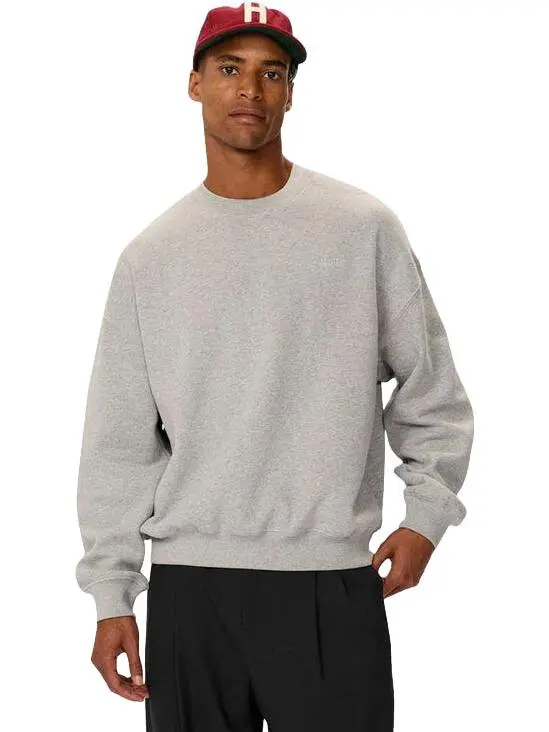 INDUSTRIE AUSTRALIA The Del Sur Marle Sweatshirt - Mid Grey Marle