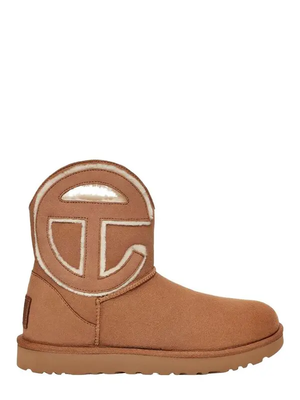 UGG X Telfar Logo Mini Boots - Brown