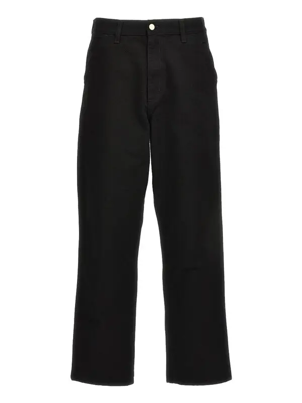 Carhartt Work In Progress Straight Leg Denim Pants - Black
