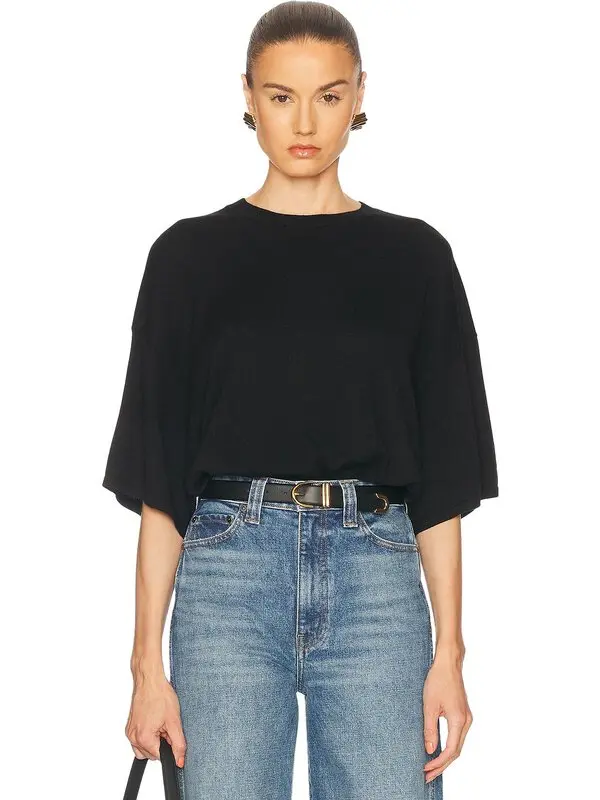 Khaite Simon Bodysuit - Black