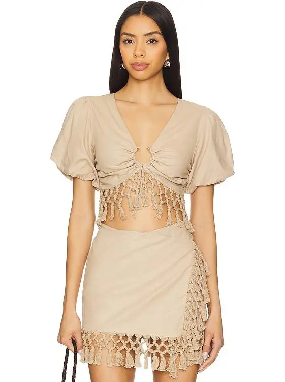 Tularosa Lexi Top - Beige