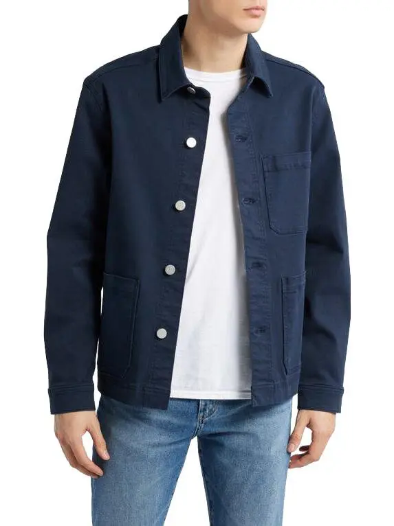 DL1961 Sean Cotton Stretch Herringbone Chore Coat - Seaford