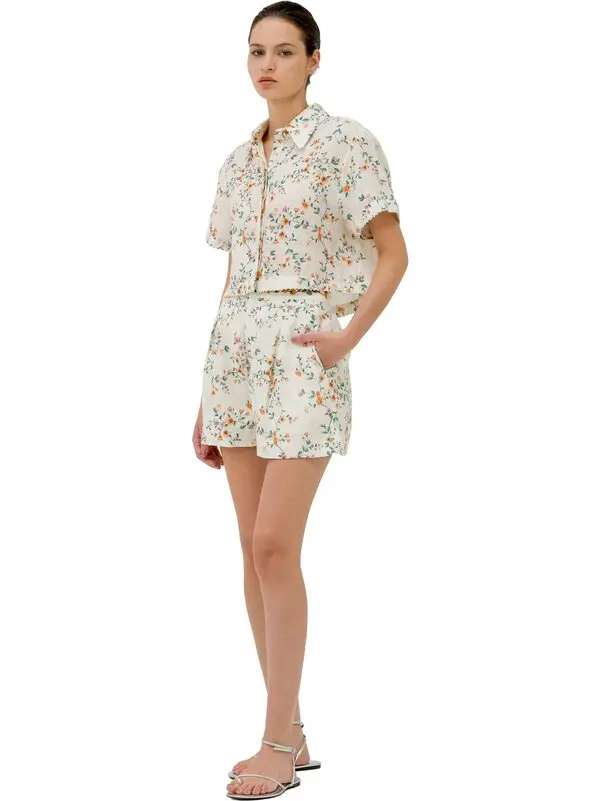 SUSPIRO Maratea Chinesis High Waisted Shorts - Multicolor