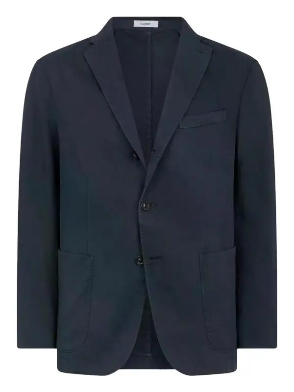 Boglioli Single-breasted Blazer - Blue