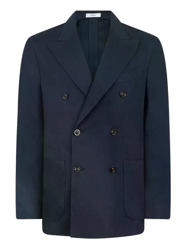 Boglioli Cotton Blazer - Blue