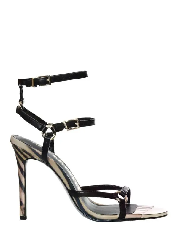 Just Cavalli Animal-print Stiletto Sandals - Black