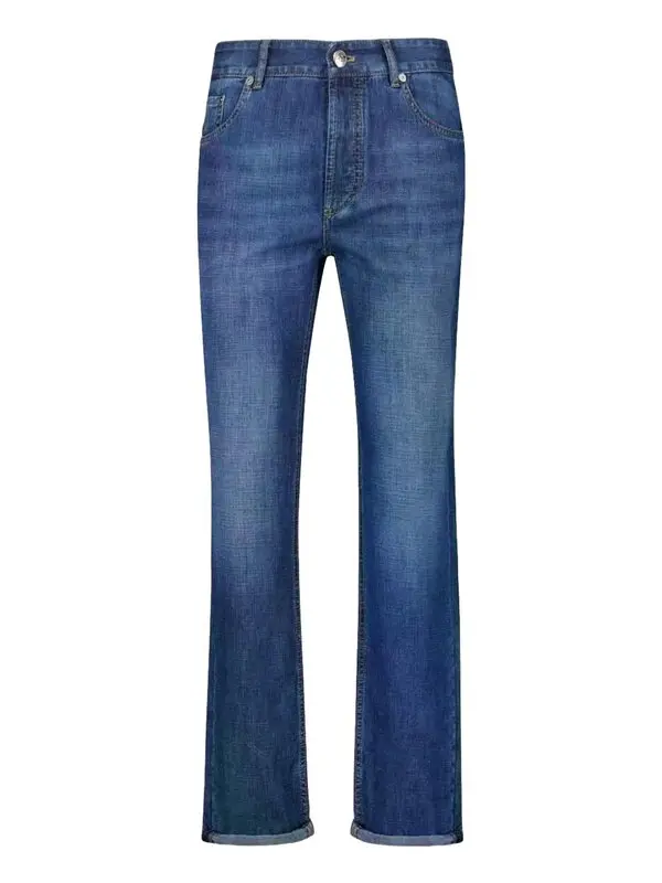 Brunello Cucinelli Straight-leg Jeans - Blue