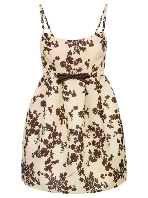 Elisabetta Franchi Strappy Dress - Neutrals