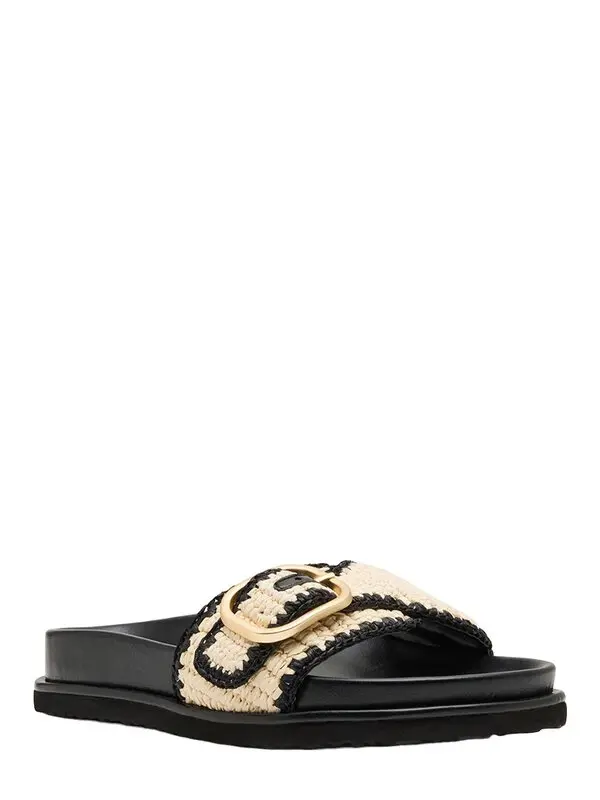 Steve Madden Memphis Slide Sandal - Black Multi