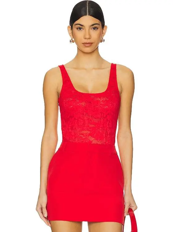 Generation Love Gigi Lace Bodysuit - Flame