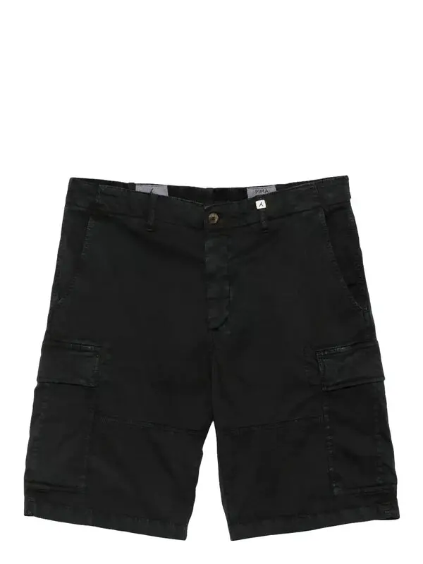 MYTHS Twill Cargo Shorts - Black