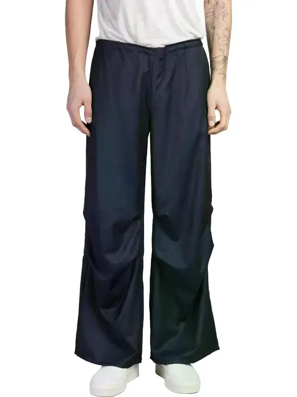 PAURA Wool Trousers - Blue