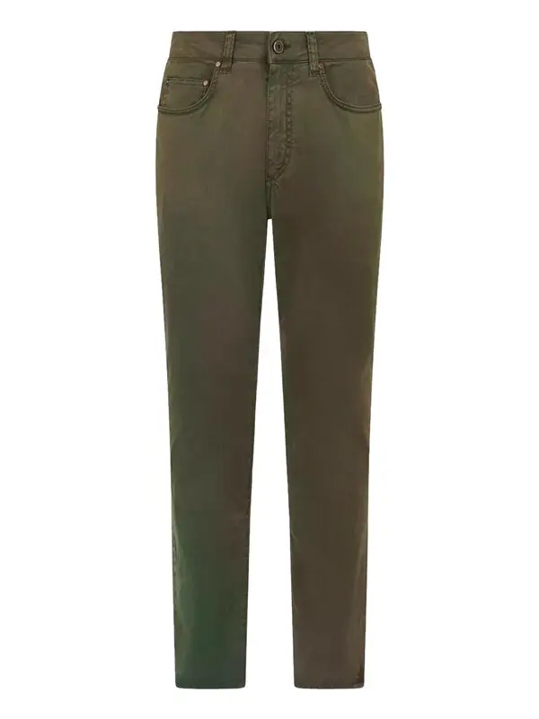 Boglioli Garment-dyed Trousers - Green