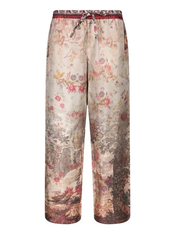 PIERRE-LOUIS MASCIA Printed Trousers - Red