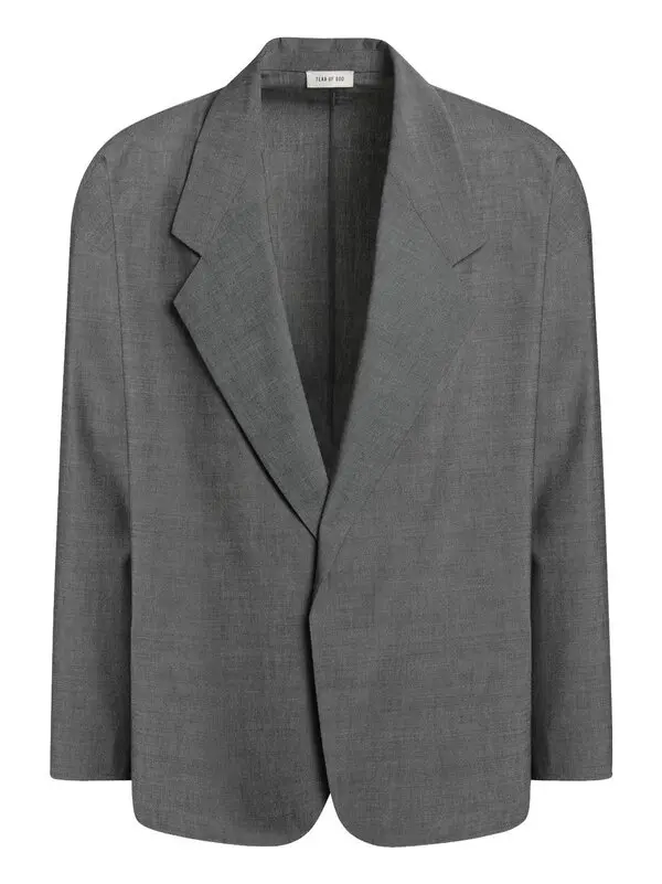 Fear Of God Single-breasted Jacket - Grey