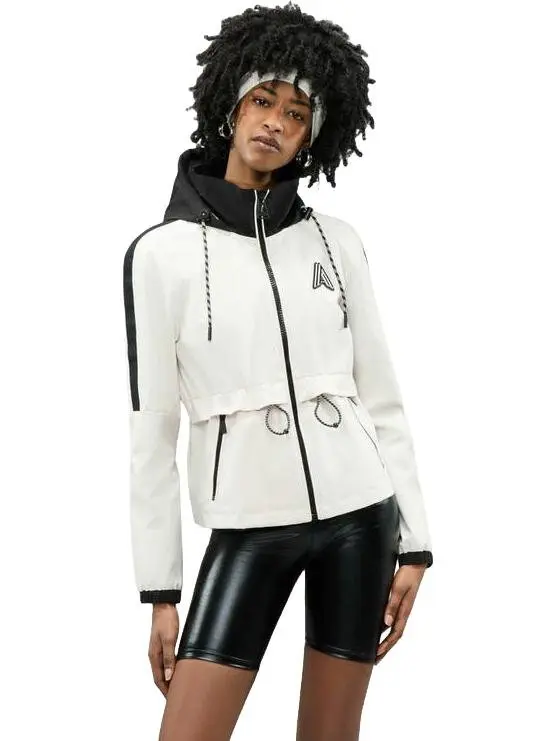 ALPENHAUS Enneth Hooded Windbreaker - Snow White