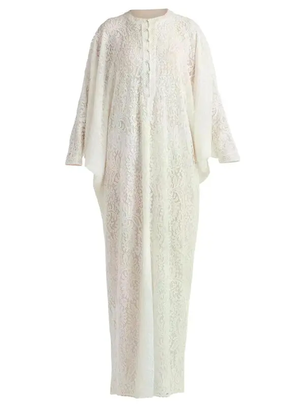 Tadashi Shoji Lace Draped Dress - White
