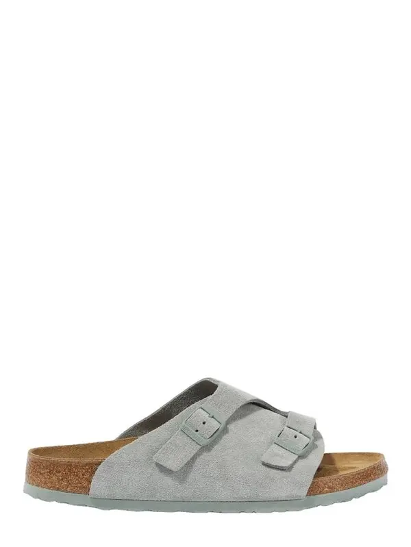 BIRKENSTOCK Zürich Suede Sandals - Grey