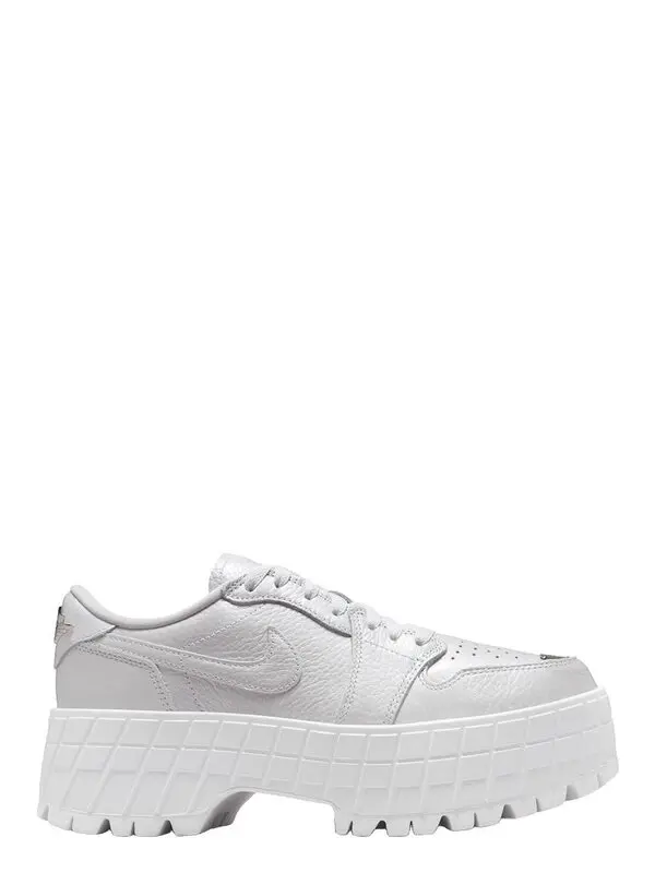 JORDAN 1 Brooklyn Low Sneakers - White/metallic Silver
