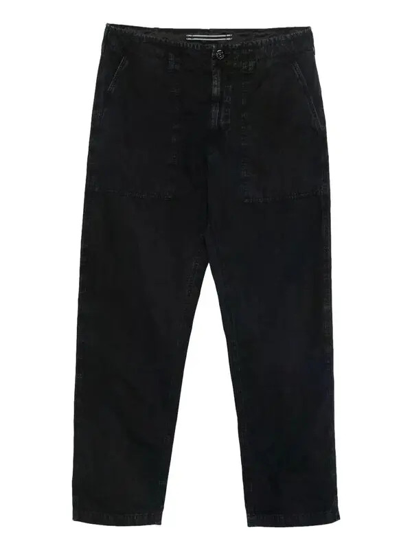 Stone Island Cotton Trousers - Blue