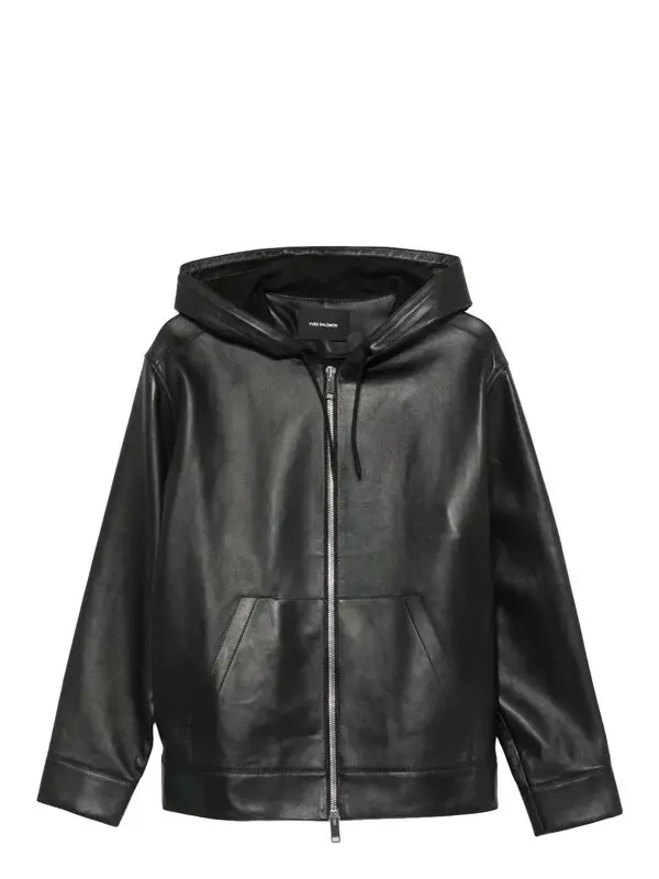 YVES SALOMON Leather Jacket - Black