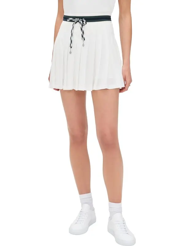 The Upside Laver Cadiz Pleated Skirt - White