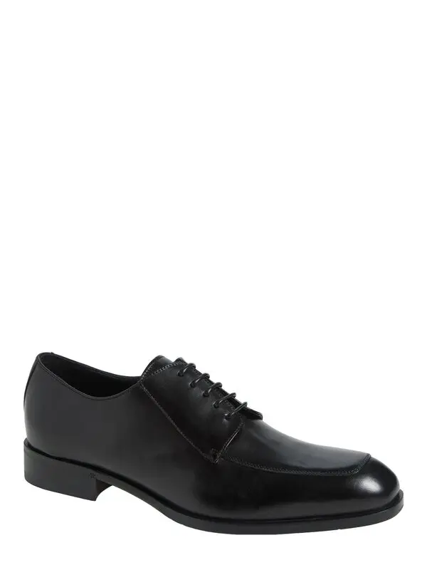 Canali Apron Toe Derby - Black